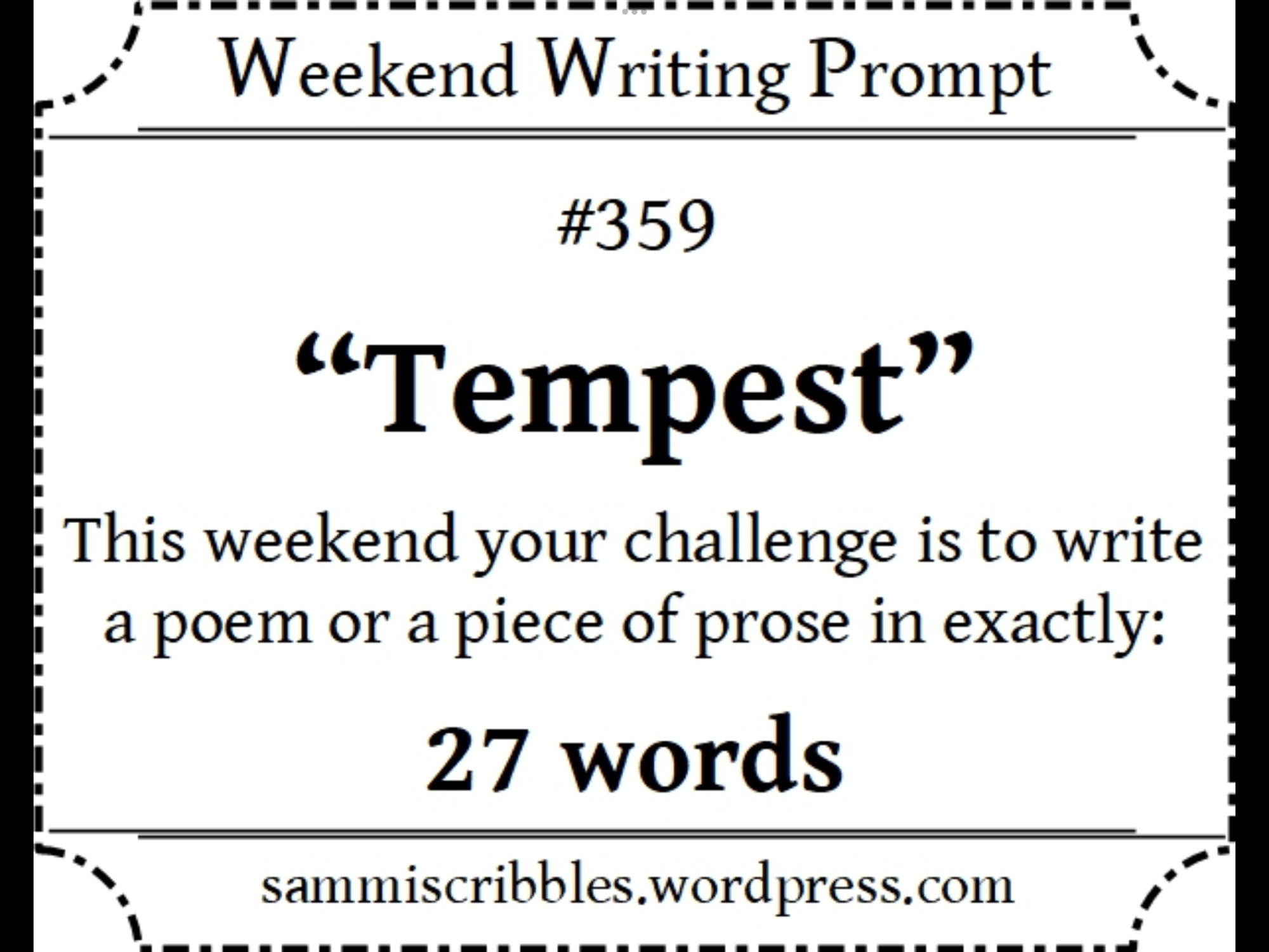 Sammiscribbles weekend writing prompt #359 #Know the Bard | When the ...
