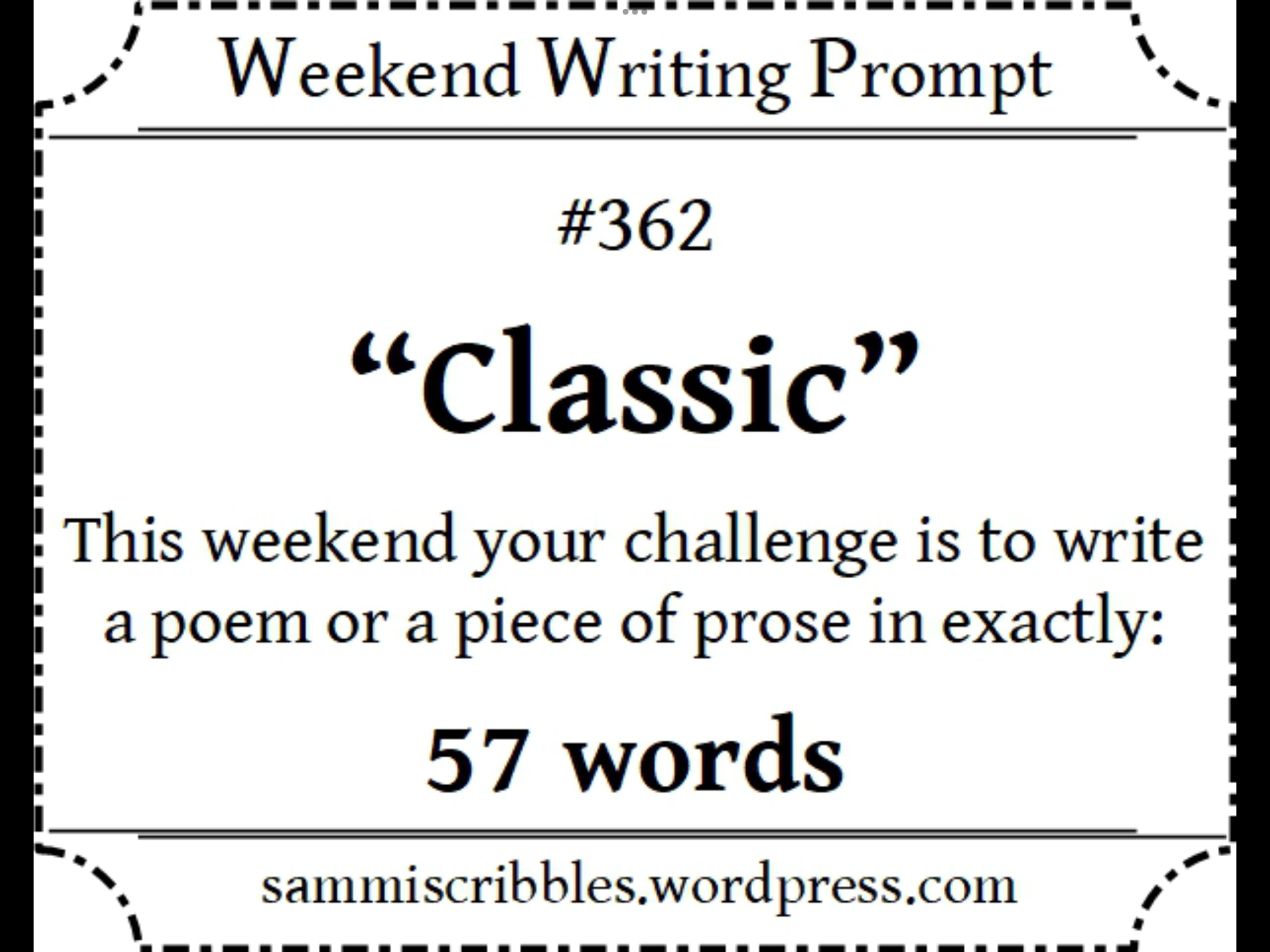 Sammiscribbles weekend writing prompt #362 #Re. Birth | When the pen ...