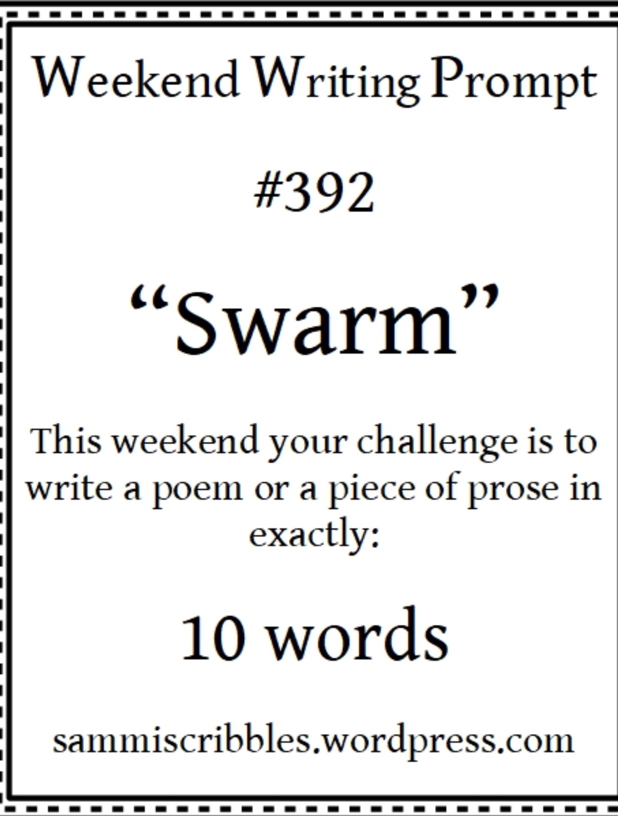 Samiscribbles weekend writing prompt #392 #Invasion | When the pen ...